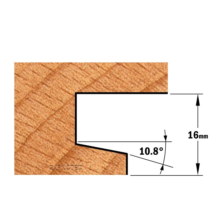 CMT Handgreepfrees D=36x16mm L=60mm S=12mm Z2 HW - 955.606.11 | Dhz ...