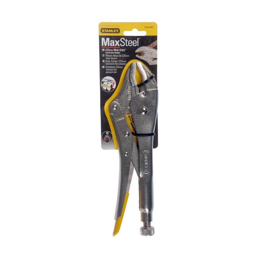 Stanley® Griptang Gebogen Bekken 225mm (L) -53mm (Bek) - 0-84-809 - Dhz ...