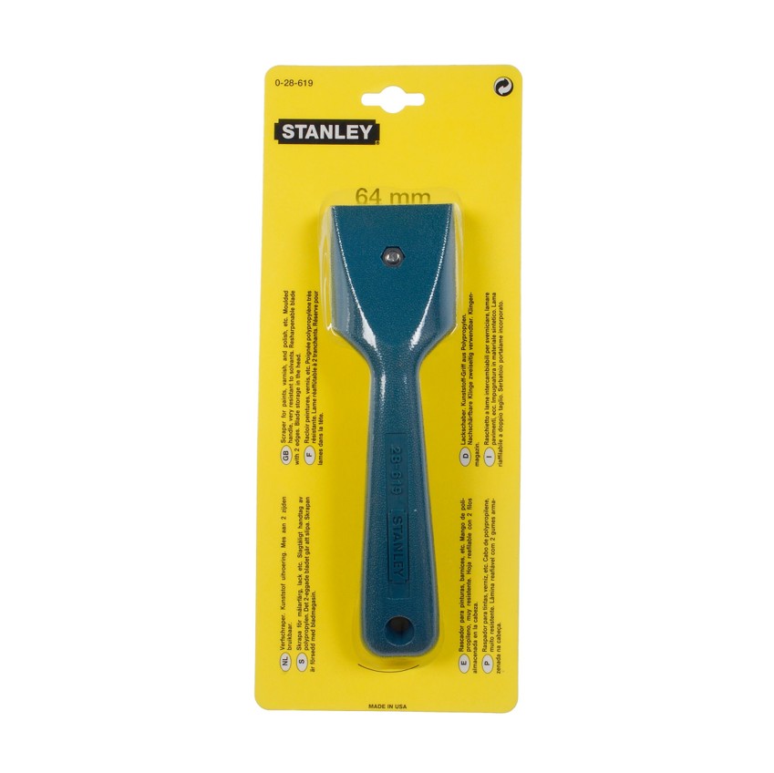 Stanley® Glasschraper 64mm - 0-28-619 - Dhz-proshop - Dé Stanley webshop